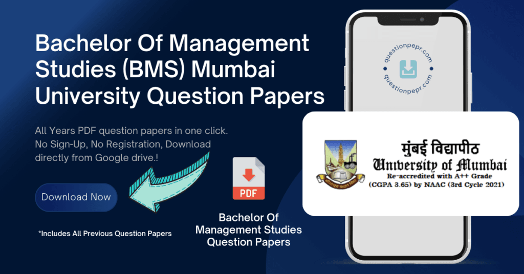 Download Solved BMS Mumbai University Question Papers (2025) – Free Access