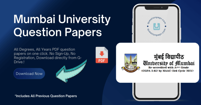Mumbai University Question Papers PDFs | Comprehensive Resource For All ...